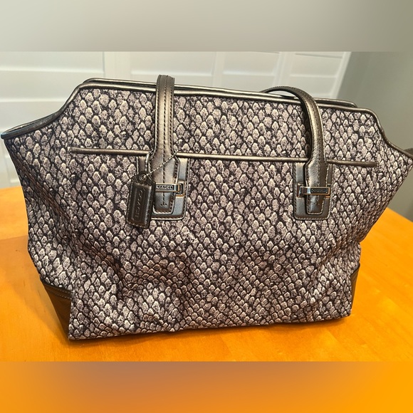Coach | Bags | Coach Snake Print Tote Bag | Poshmark